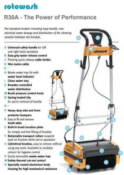 Rotowash R30A - Floor Cleaning Machines