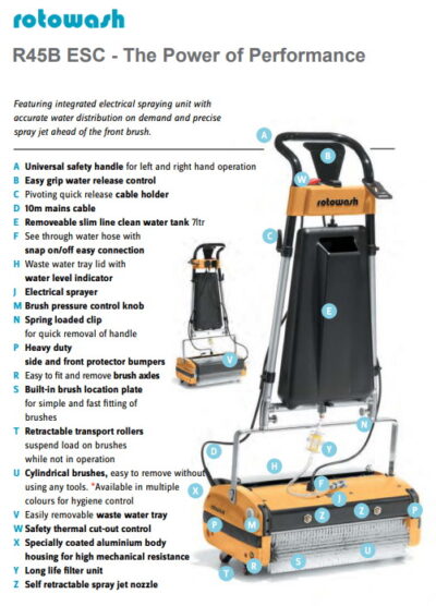 Rotowash R45B ESC - Floor Cleaning Machines